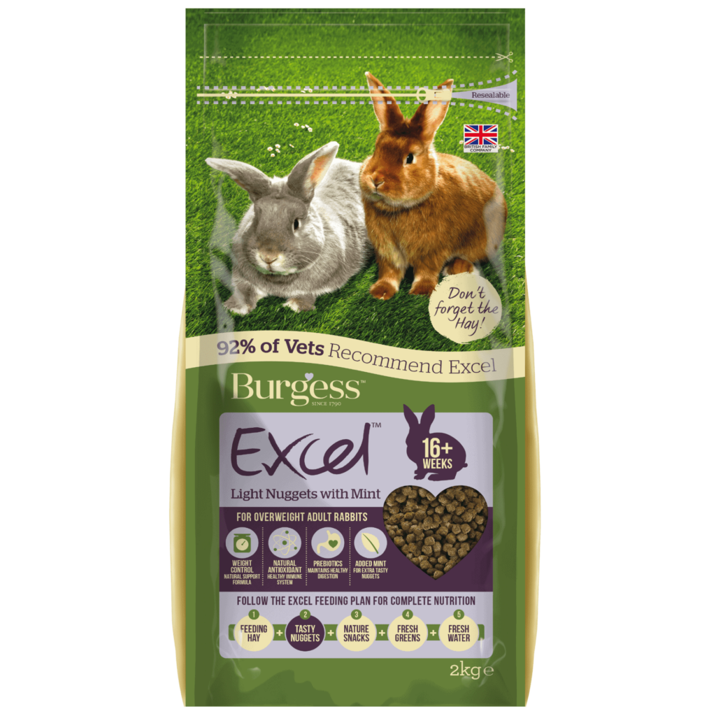 Excel Light Rabbit Nuggets with Mint | Burgess Pet Care